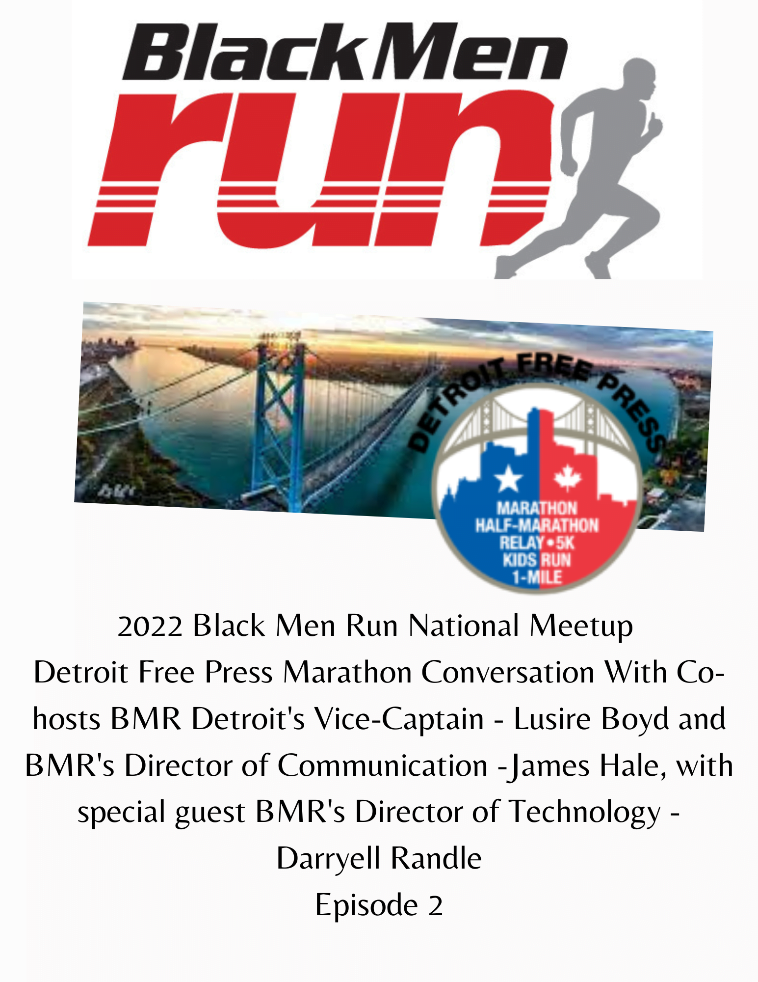 2022 Black Men Run National Meetup/Detroit Free Press Marathon ...